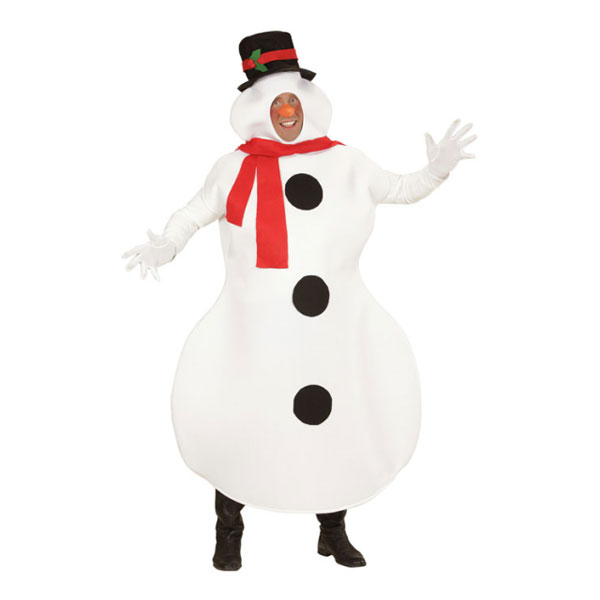 Snemand voksenkostume - KostumeUniverset