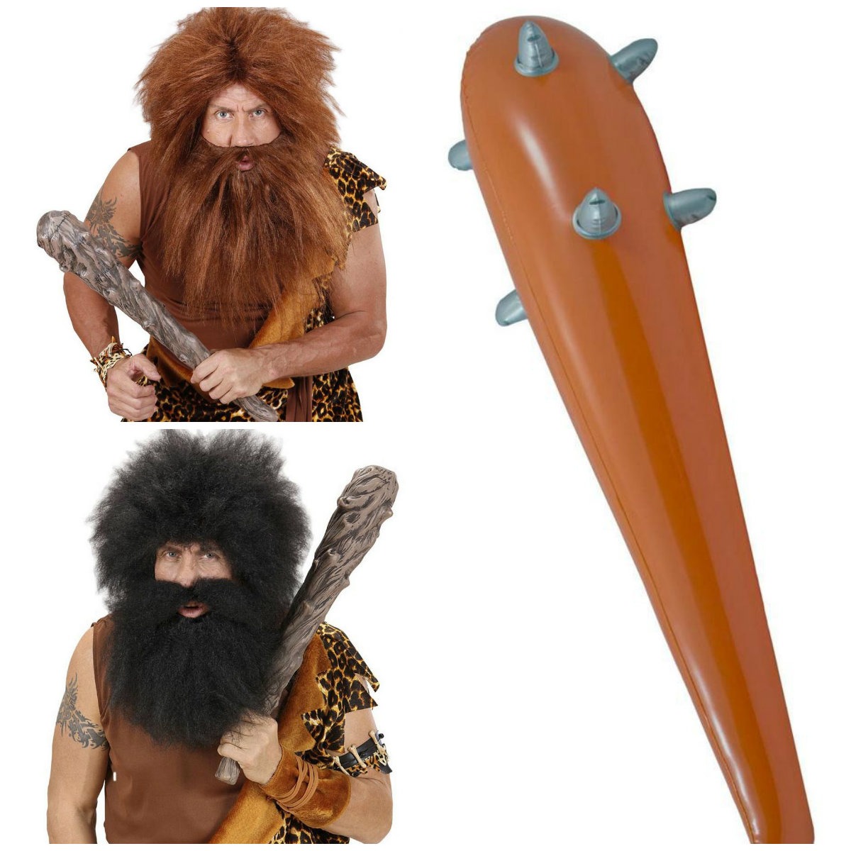 tilbehør til hulemandskostume til voksne tilbehør hulemand kostume til ...