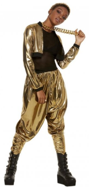 80er fest hammer kostume til kvinder guld kostume sort kostume til dame ...